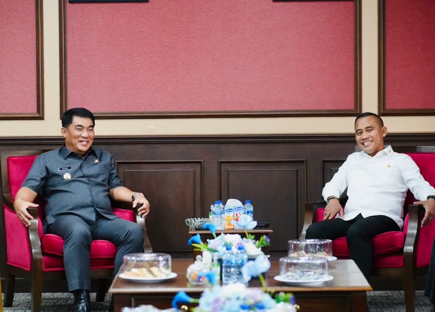 Eddy Hartono Temui Gubernur Sulut, Dorong Cegah Terorisme - SKH Swara Kita